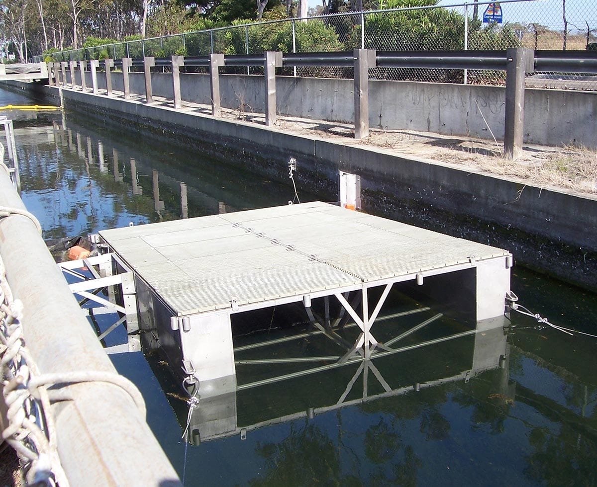 Floating TrashTrap - Oxnard, CA | StormTrap Stormwater Solutions