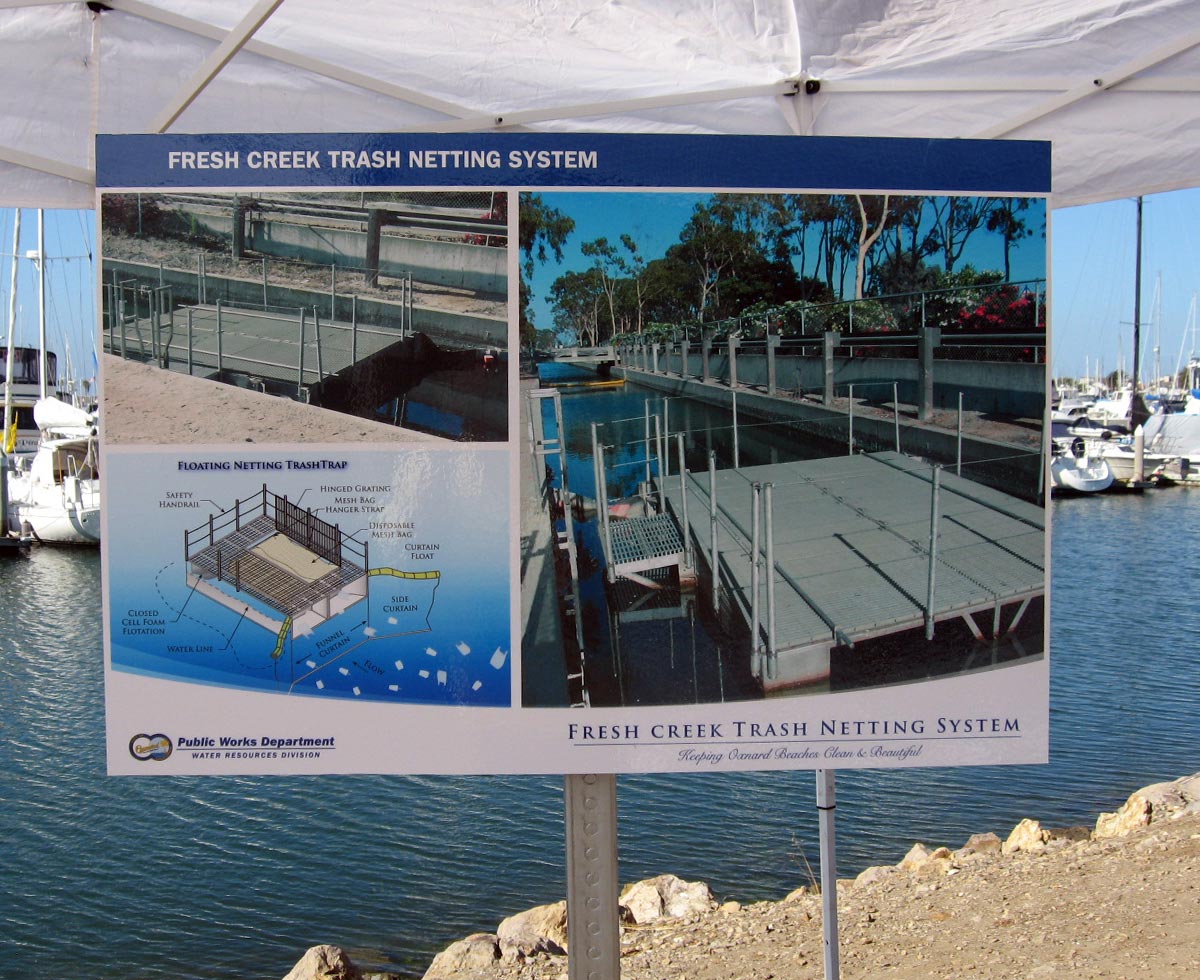 Floating TrashTrap - Oxnard, CA | StormTrap Stormwater Solutions